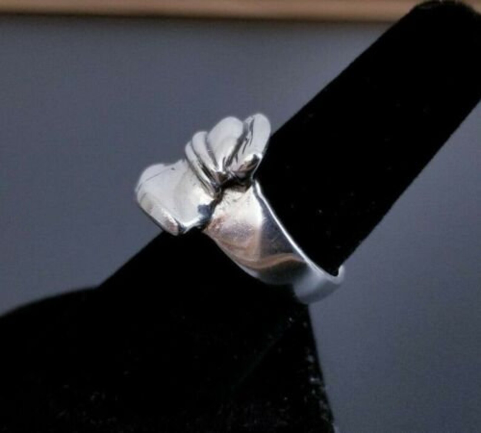 Vintage Sterling Silver Liberty Bell Ring, Size 6.75 14.7g - Etsy