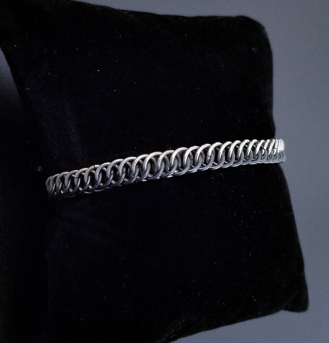 Vintage Sterling Silver Two Tone Mesh Link Bracelet, 6 1/2 9.27g - Etsy