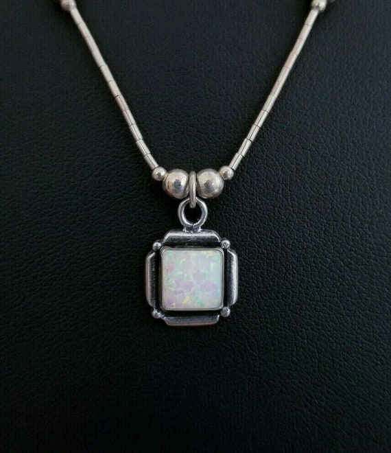 Vintage square fire opal - Gem