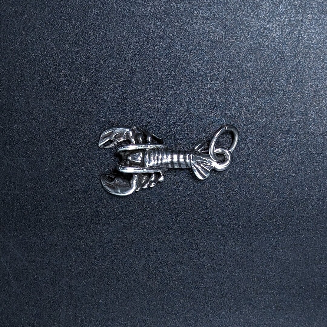 Vintage Sterling Silver 3D Detailed Rock Lobster Charm - Etsy