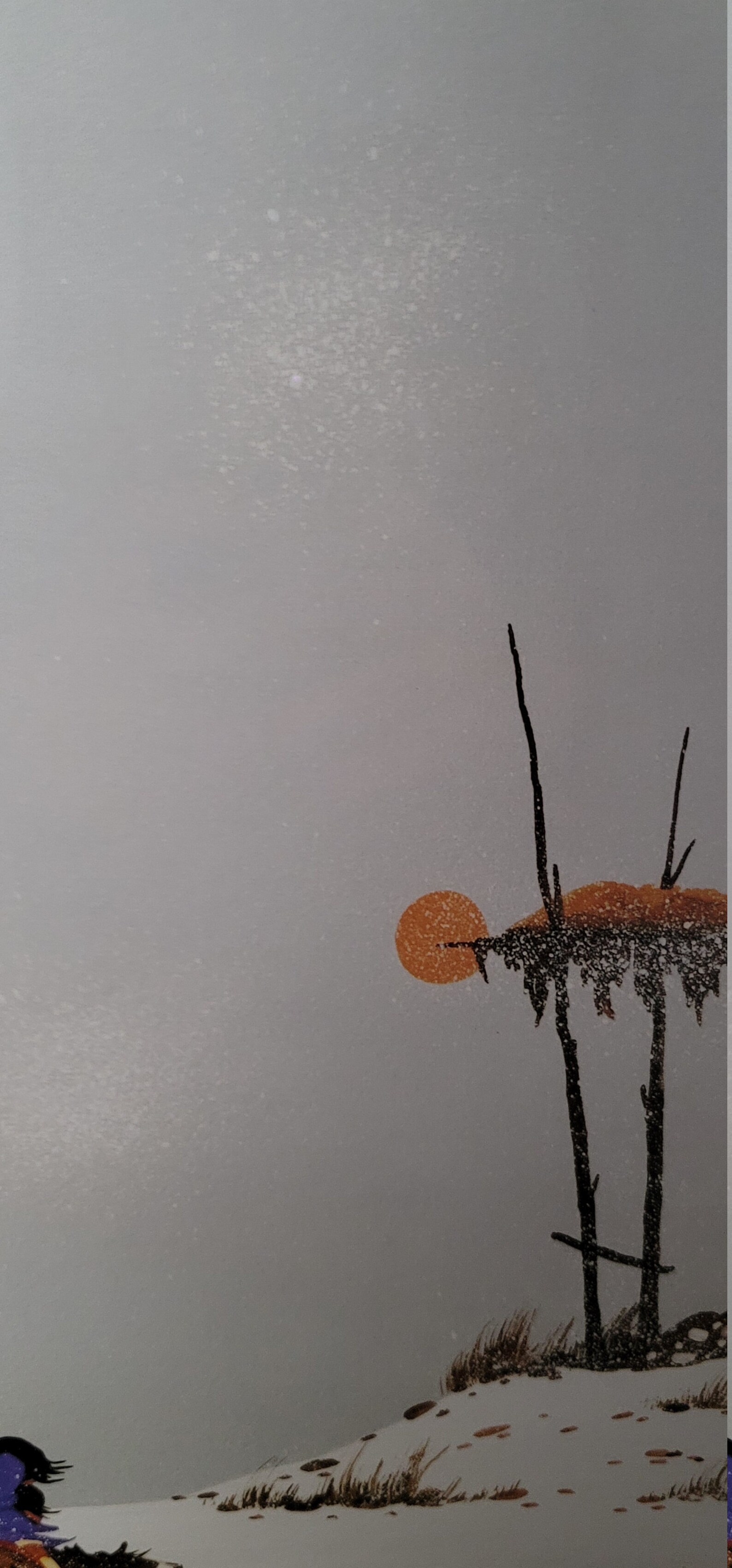 Albert Harjo, Plains Indian, Mother & Child Mourn at Burial Tree ...