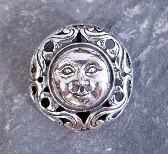 Vintage sterling silver sun - Gem