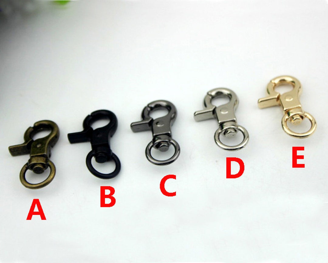 4pcs Lobster Claw Clasps, Swivel Trigger Clips Snap Loop, Belt Buckle ...