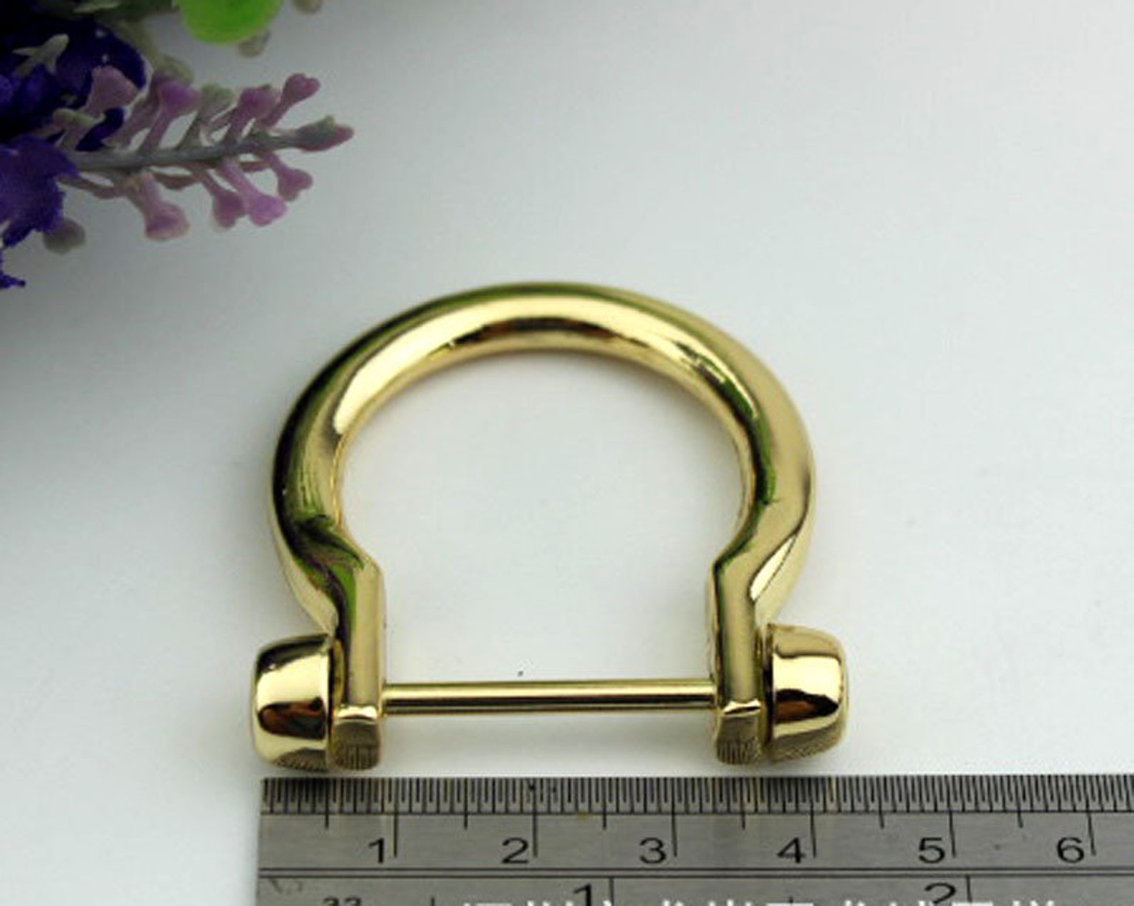 4 Pcs Large D Rings O Ring With Screw Clasp Round Split Bag | Etsy