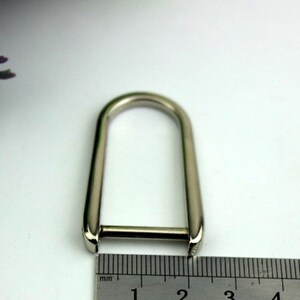 4pcs Gunmetal/ Silver/ Light Golden Movable Screw Bag Belt D Clasp ...