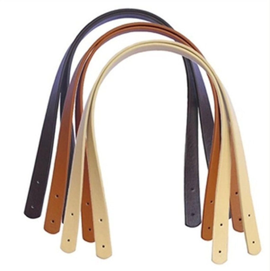 1 Pair 60x1.8cm PU Leather Bag Handles Synthetic Leather | Etsy