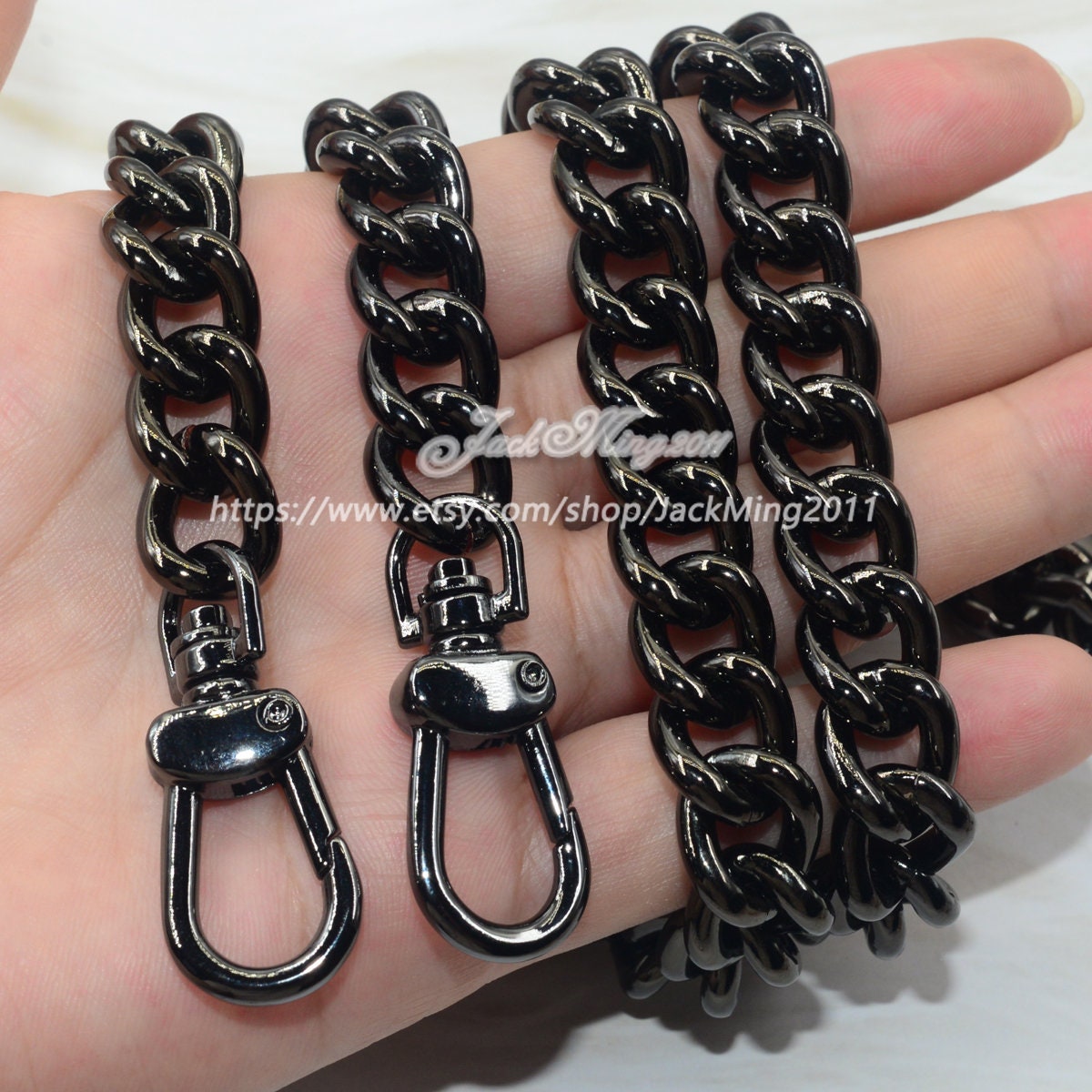 13mm Aluminum Purse Chain, Metal Shoulder Handbag Strap, Replacement ...