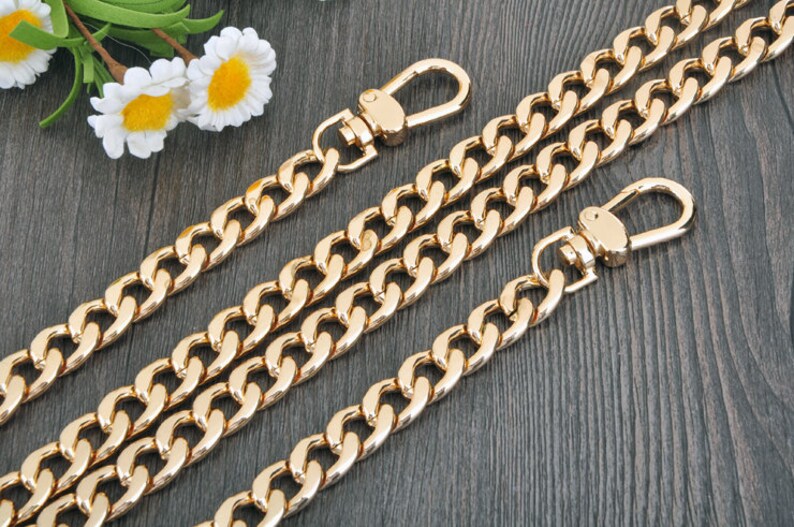 12mm Gold Purse Chain, Purse Replacement Chains, Chain Strap Purse With ...