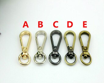 10pcs Lobster Claw Clasps Swivel Trigger Clips Snap Loop - Etsy