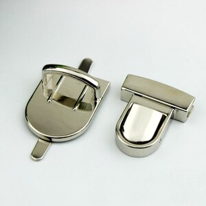 2pcs Silver/ Gun-metal/ Golden/ Anti Brass Handbag DIY Leather Bags ...