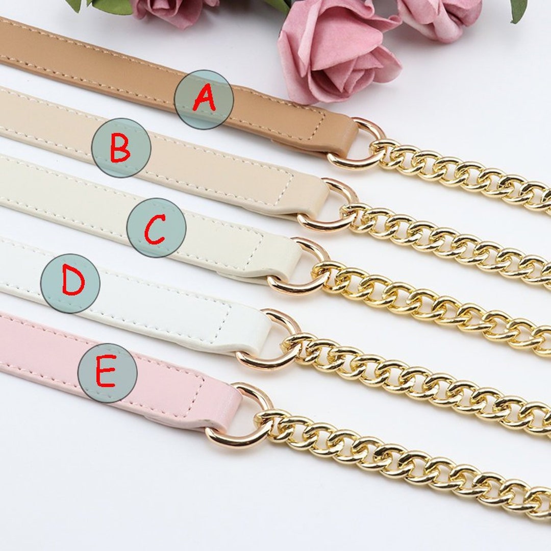 1pcs 2.0cm Width Genuine Leather Purse Strap, Bag Chain, Shoulder Purse ...