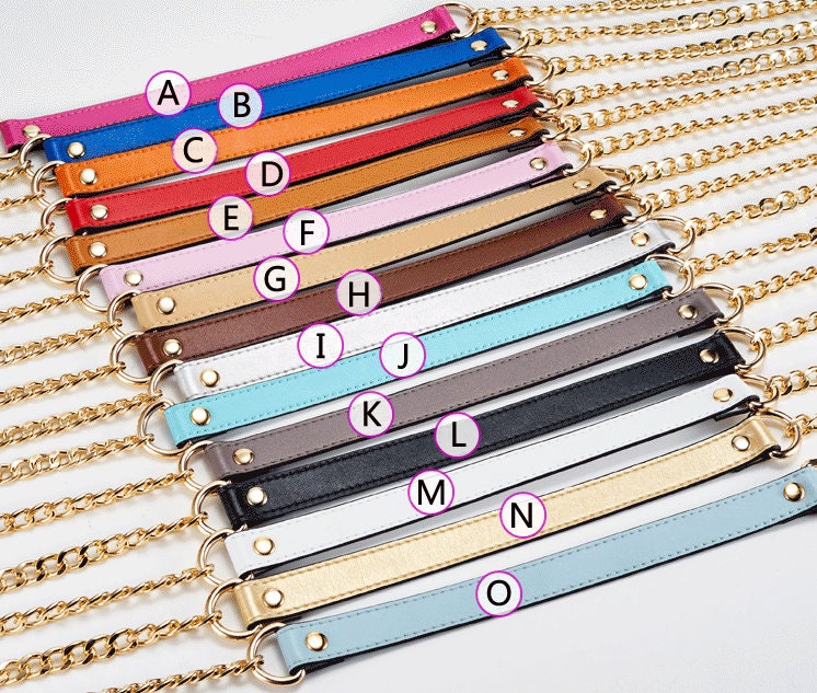 1.8cm Genuine Leather Purse Strap Adjustable Crossbody | Etsy