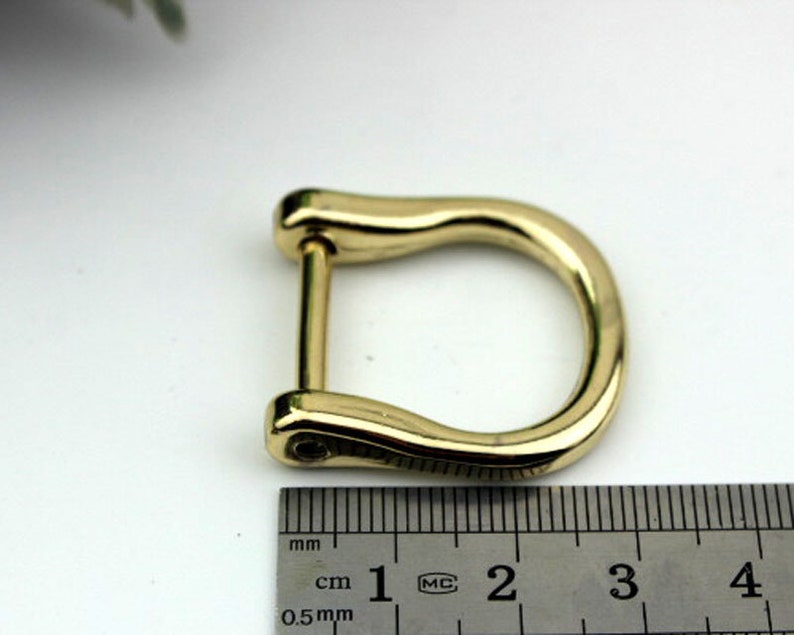 Silver /gun-metal/ Golden/brass Movable Screw Bag Belt D Clasp/ Buckle ...