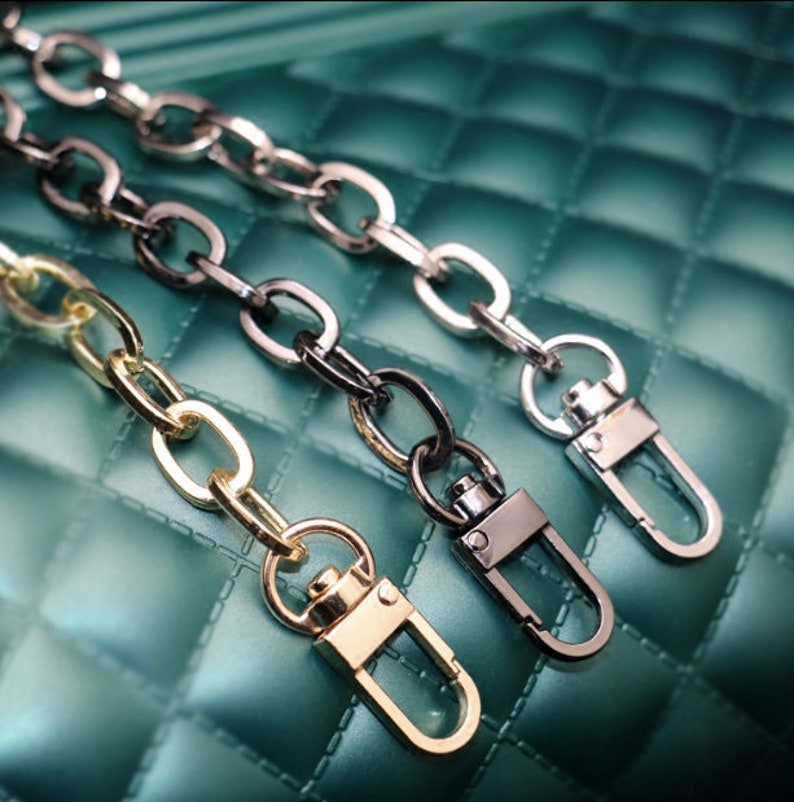 10mm Silver Gunmetal Light Golden Purse Chain Purse - Etsy