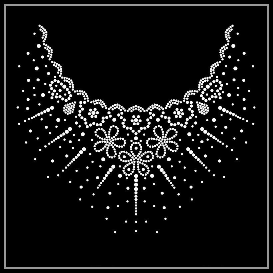 Flower Rhinestone Transfer, Iron on Hot Fix, Rhinestone Transfer Bling ...