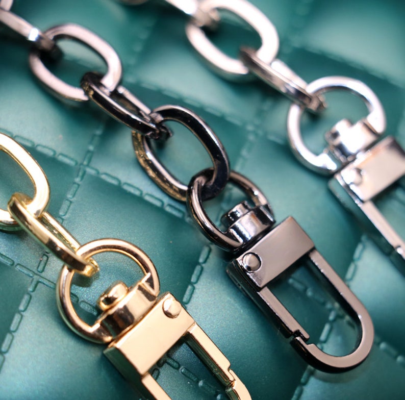 10mm Silver Gunmetal Light Golden Purse Chain Purse - Etsy