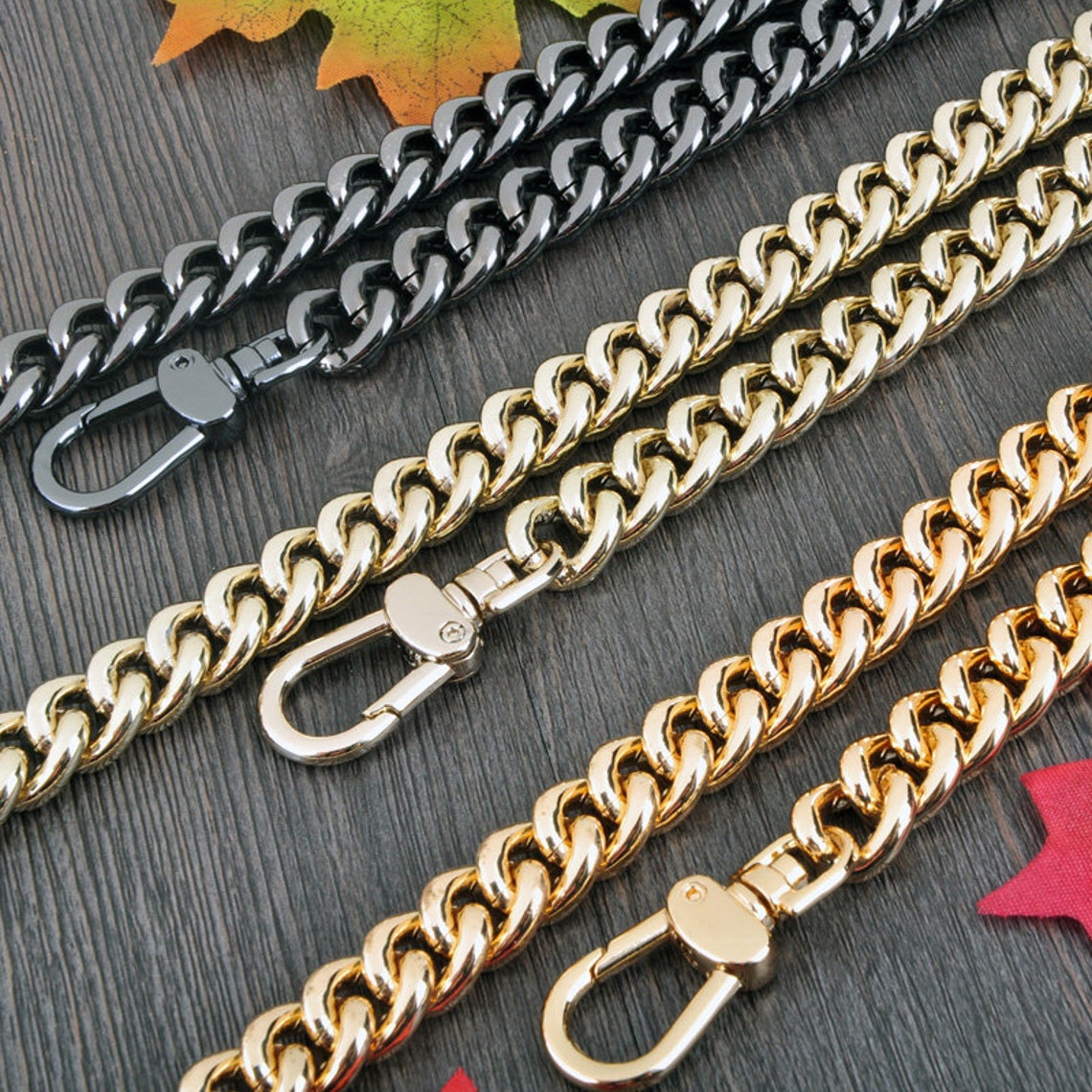 13mm Aluminum Purse Chain Metal Shoulder Handbag Strap - Etsy