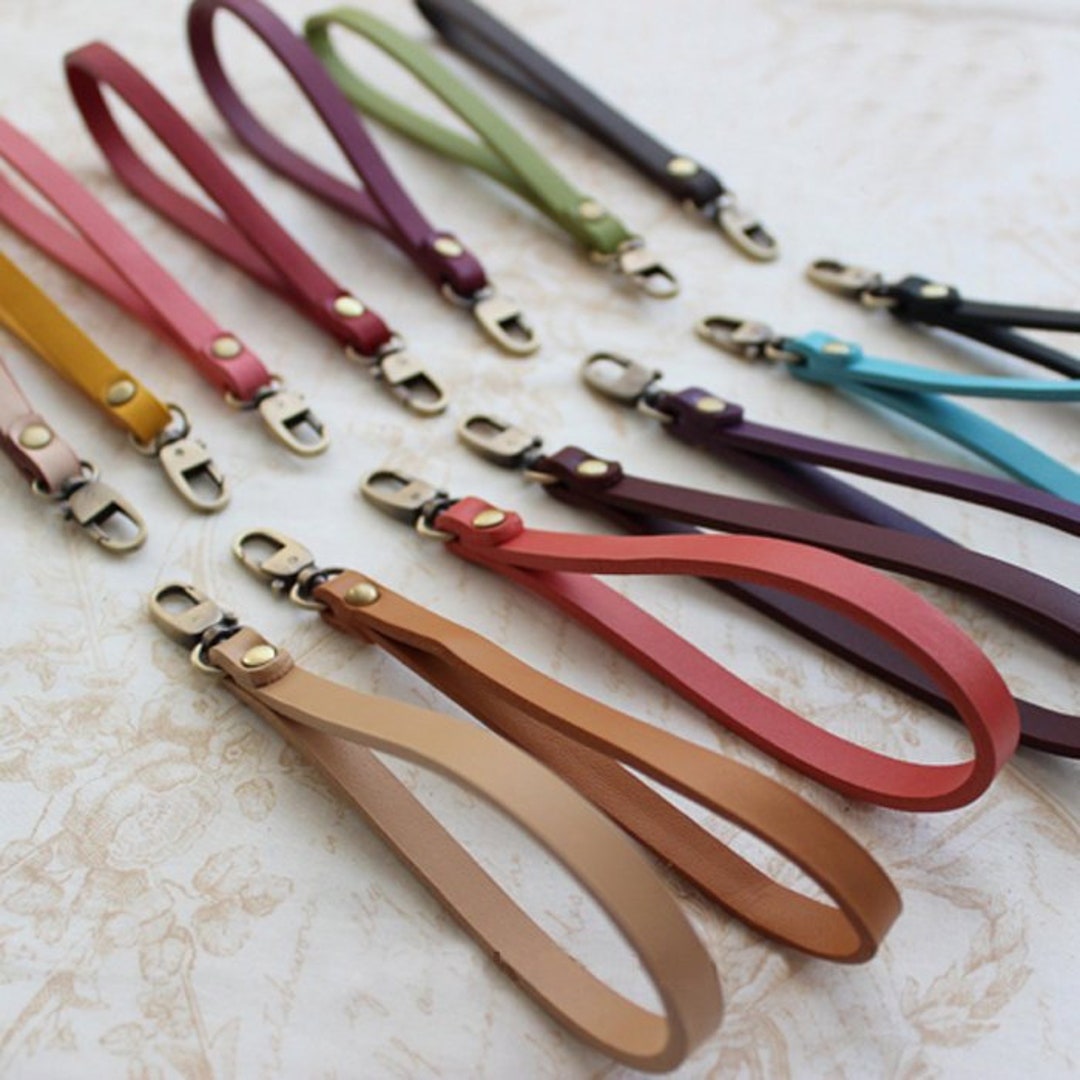 1 Pcs 15cm Long Genuine Leather Universal Wrist Bag Strap Chain, Hand ...