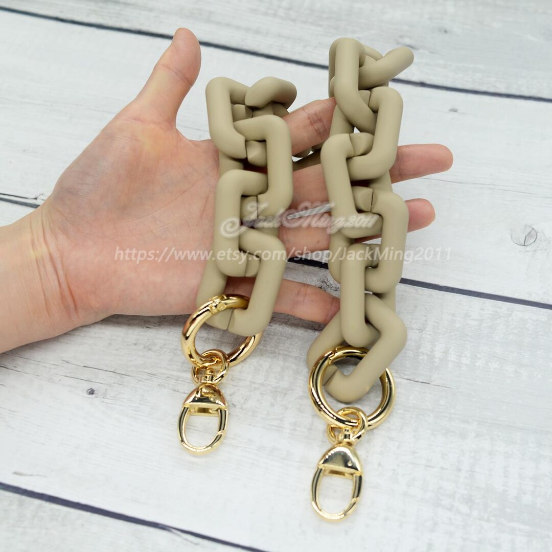 A Piece of Acrylic Chain Purse Chain Metal Strap Handle Plastic Handles ...