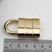 2pcs Golden Purse Lock Padlock, Latch Lock ,handbag Lock, Purse Turn ...