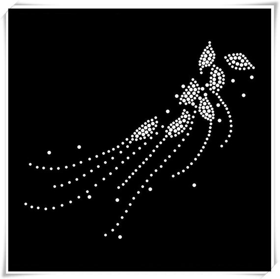 Rhinestone Transfer Iron on Hot Fix Rhinestone Transfer - Etsy