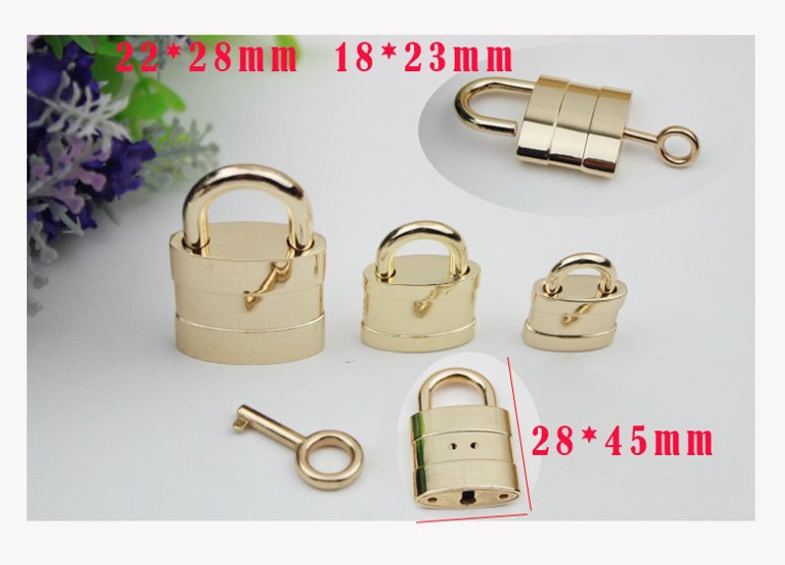 2pcs Golden Purse Lock Padlock Latch Lock handbag Lock | Etsy