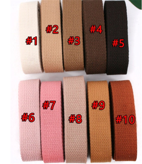 5 Yards 2.0cm Cotton Webbing Heavy Duty Bag Handles Bag Strap - Etsy
