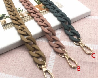 A Piece of Acrylic Chain Purse Chain Metal Strap Handle Plastic Handles ...