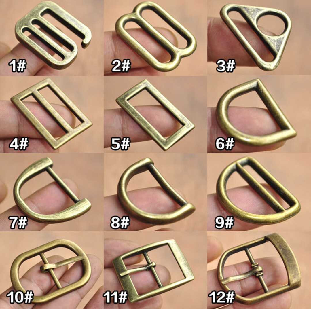 4pcs Inner Diameter: 2.5cm / Antique Brass Buckle / Bag Buckle / Small ...