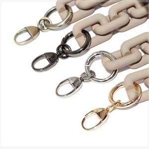 A Piece of Acrylic Chain Purse Chain Metal Strap Handle Plastic Handles ...