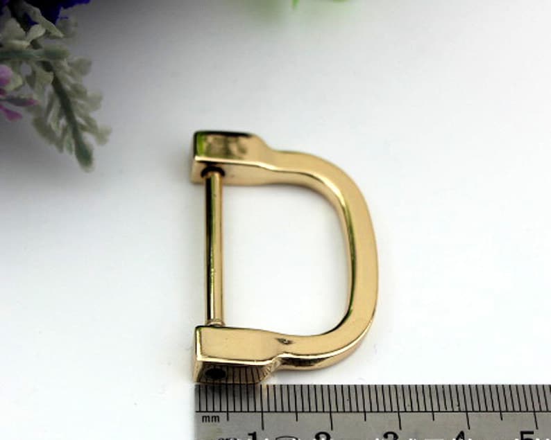 4pcs gold silver gunmetal metal D ring thick Screws D rings | Etsy