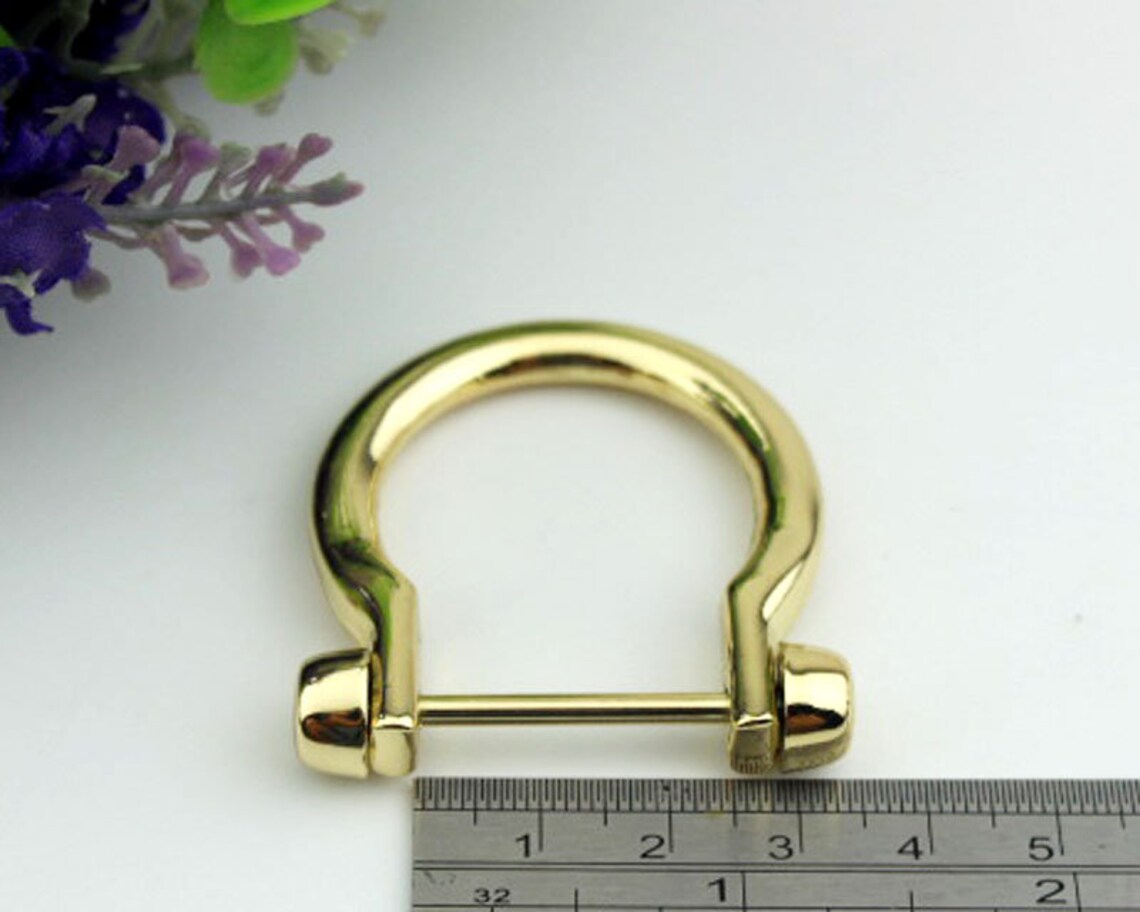 4 Pcs Large D Rings O Ring With Screw Clasp Round Split Bag Handag ...