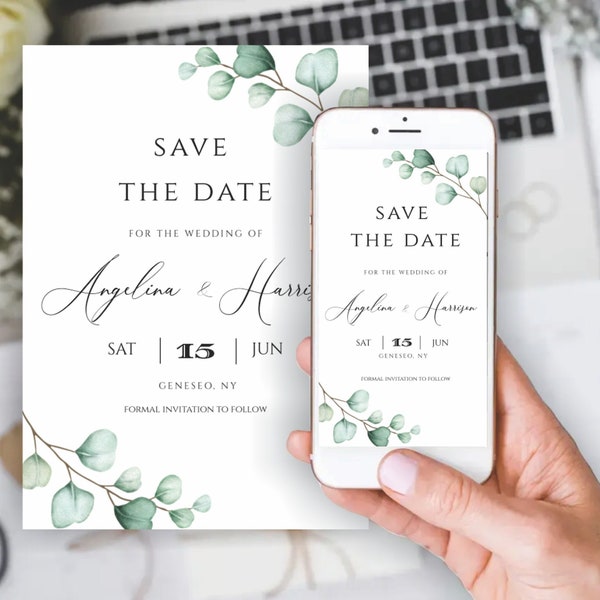Simple Save the Date - Etsy