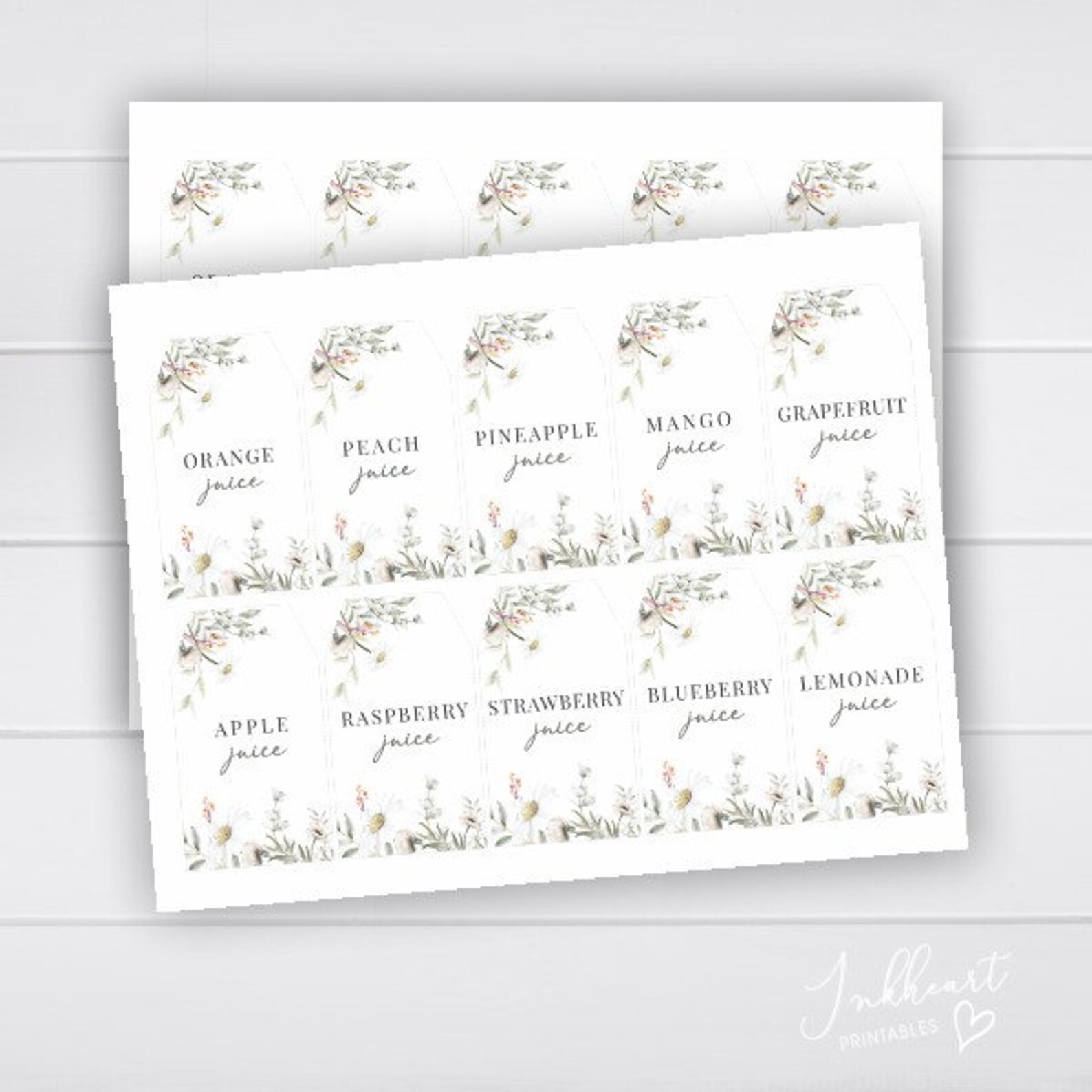 Mimosa Bar Sign, Mimosa Juice Tag Label, Printable Mimosa Bar Sign ...