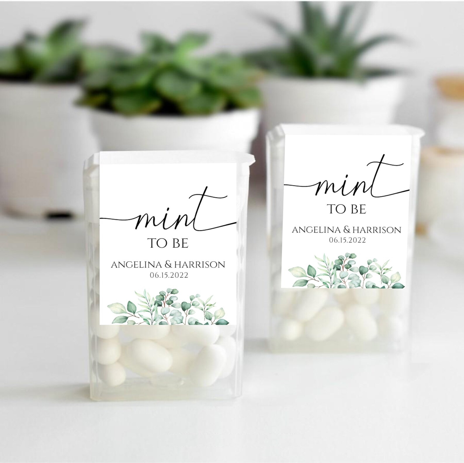 Mint to Be Label Template, Tic Tac Wraparound, Bridal Shower Mint Favor ...