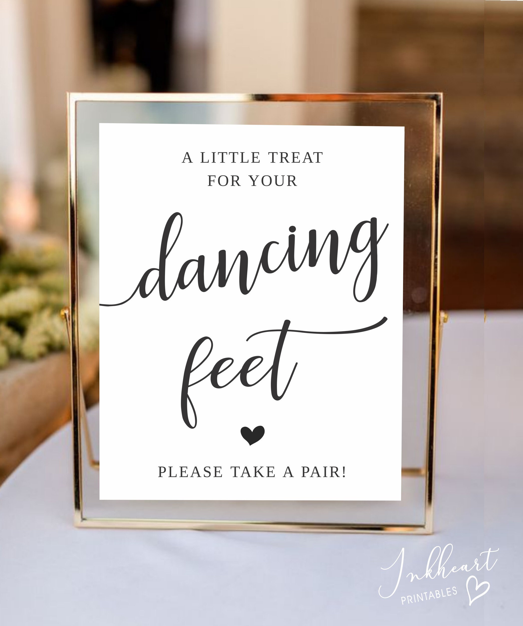 Flip Flop Sign, Pintable Dancing Feet Sign, Dancing Shoes Sign, A ...