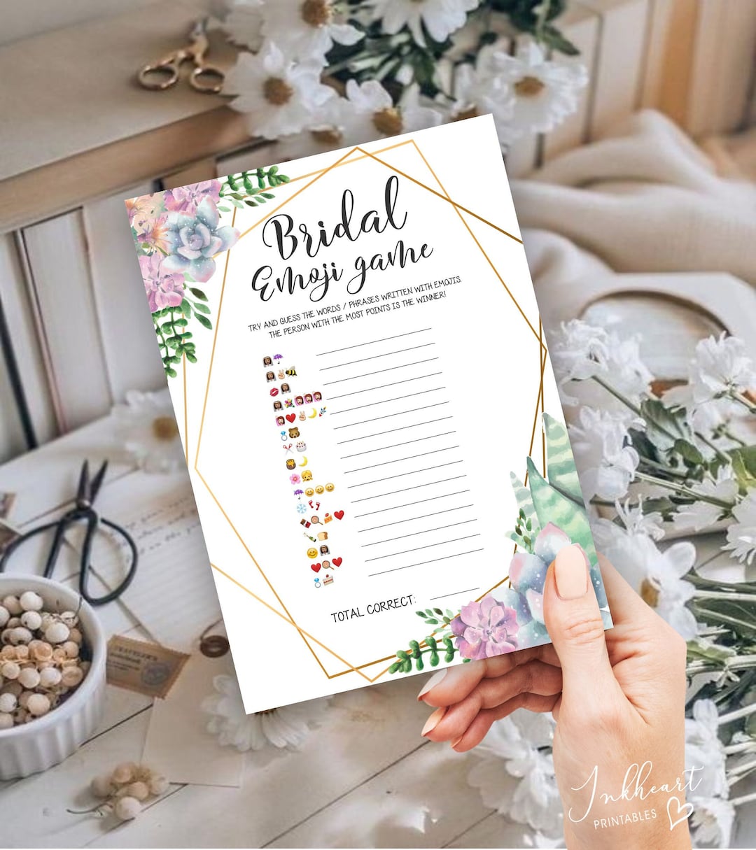 Bridal Emoji Pictionary Game, Printable Bridal Shower Game, Bridal ...