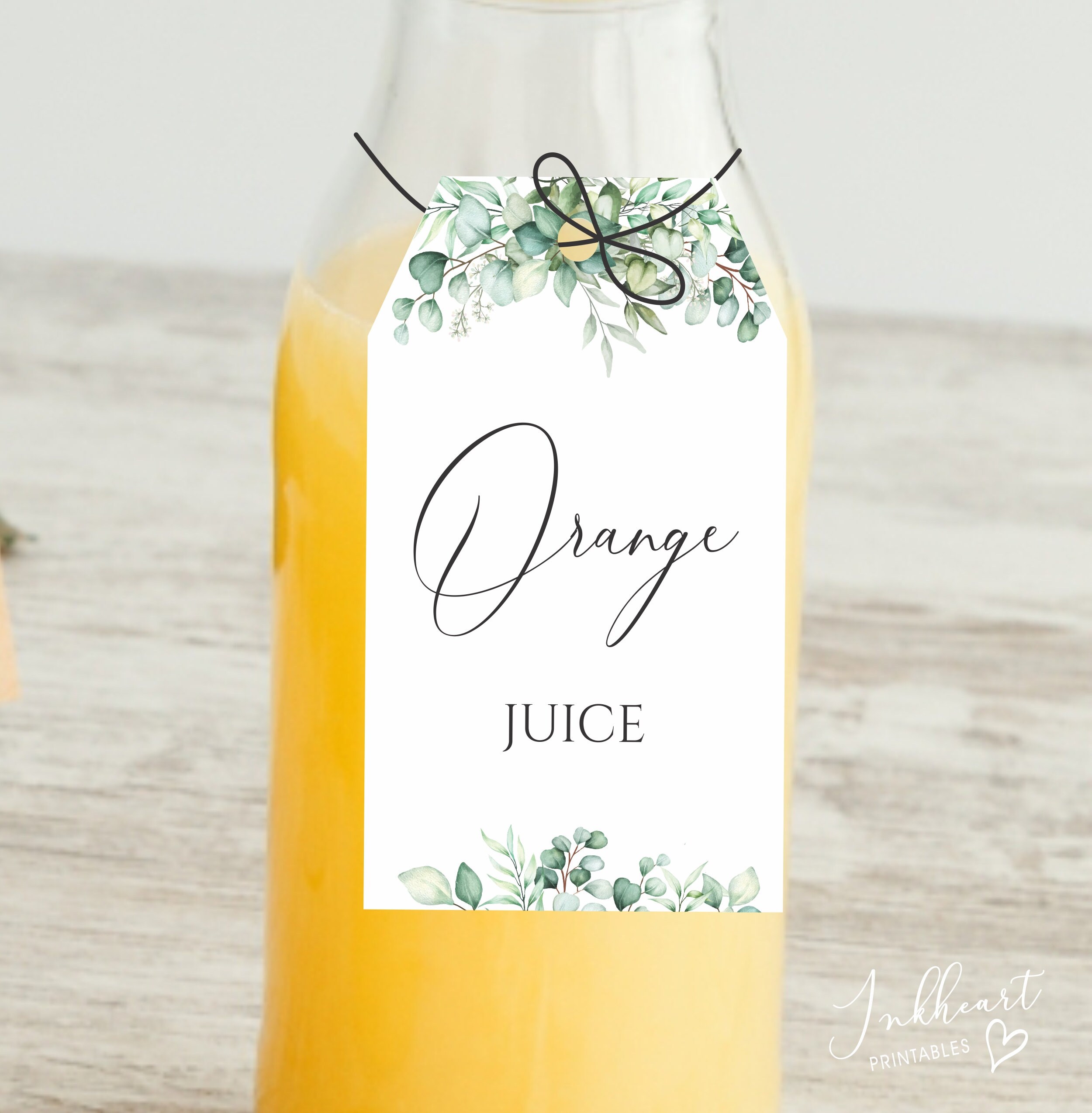 Mimosa Bar Sign, Mimosa Juice Tag Label, Printable Mimosa Bar Sign ...