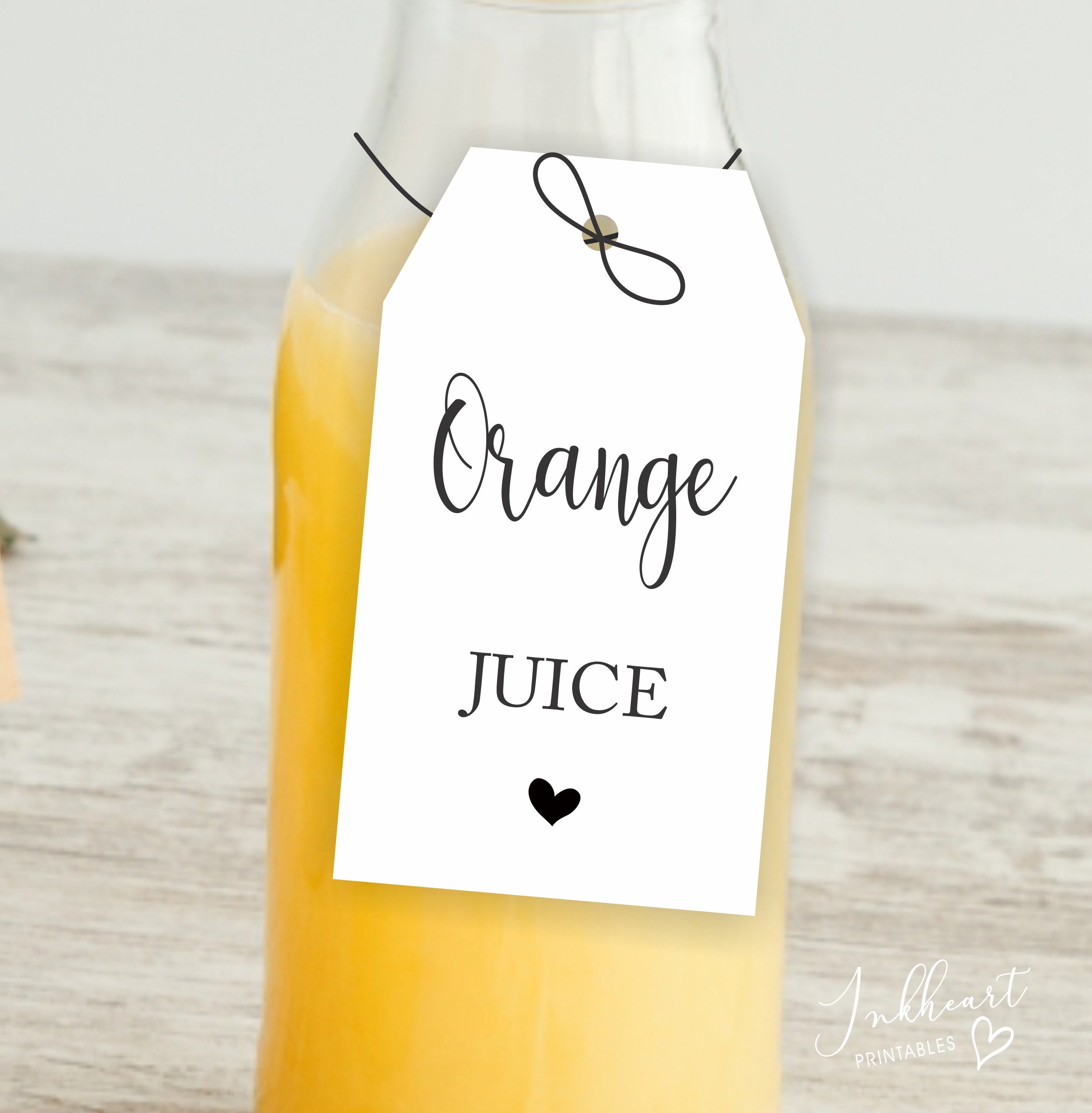 Mimosa Bar Sign, Mimosa Juice Tag Label, Printable Mimosa Bar Sign ...