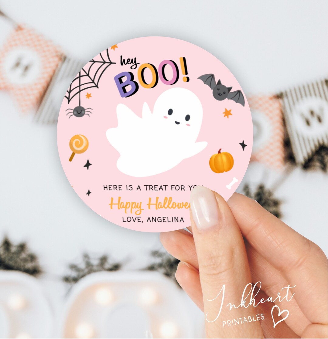 Editable Halloween Boo Tags, Halloween Treat Tags, , Trick or Treat ...