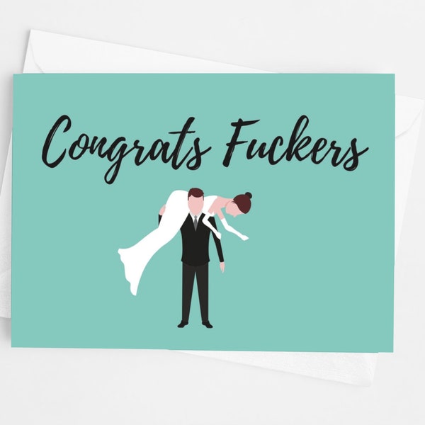 Funny Wedding Cards - Etsy