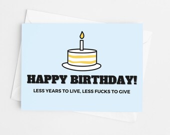 Happy Not Your Birthday Card Funny Friendship Card Unbirthday Card - Etsy