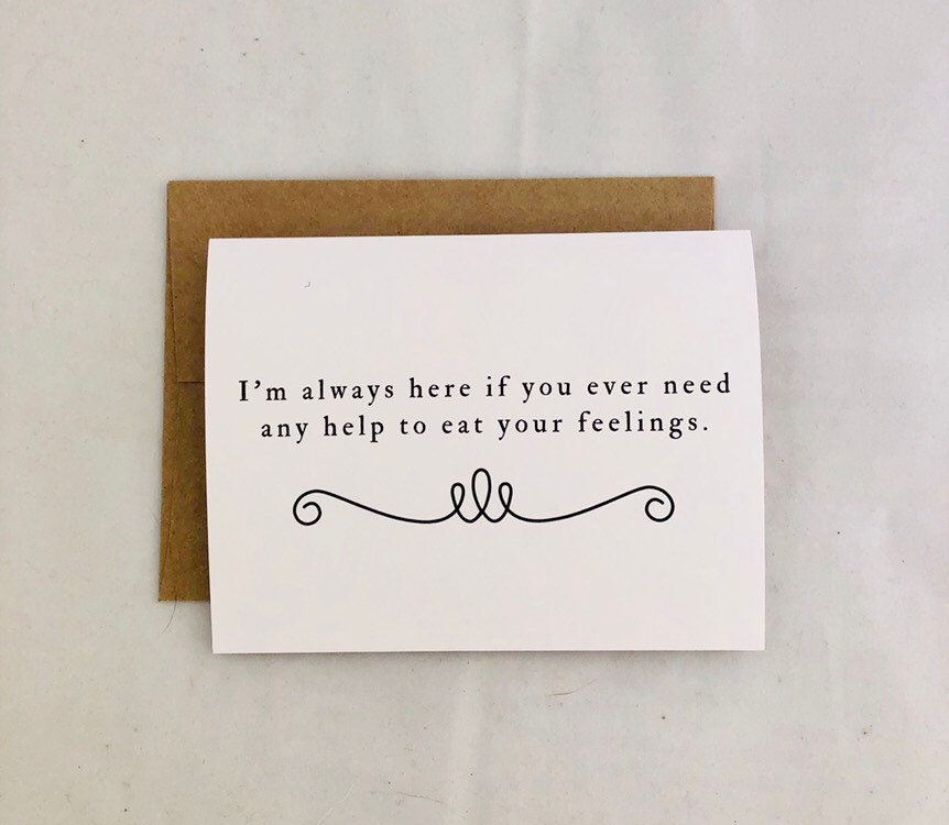 Funny Sympathy Card | Etsy