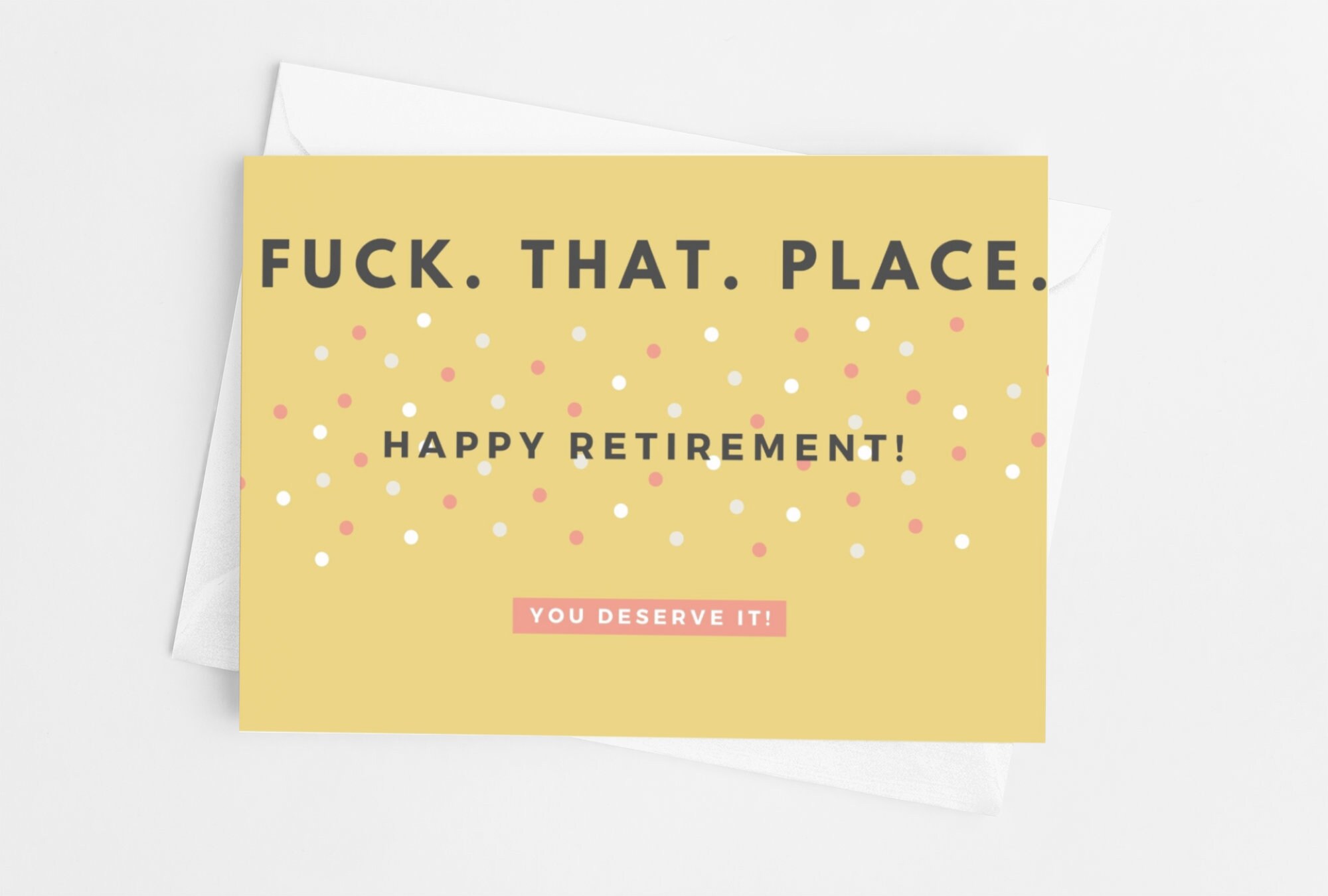 Funny Retirement Card - Etsy