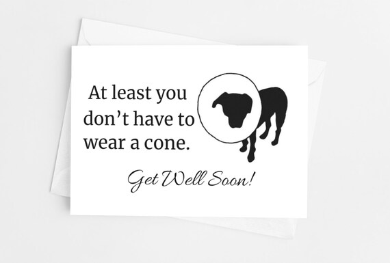Funny Get Well Soon Card - Etsy