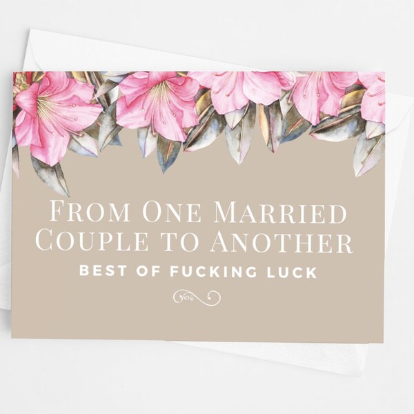Funny Wedding Cards - Etsy