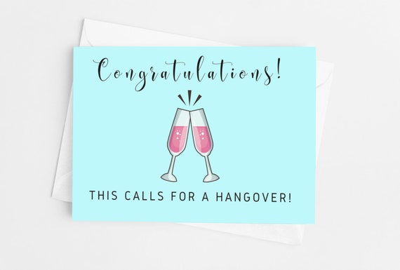 Funny Congratulations Card | Etsy