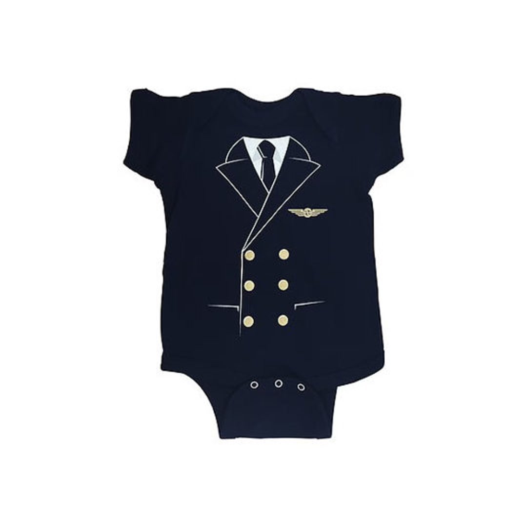 Baby Pilot Uniform Bodysuit - 2 Styles - Etsy