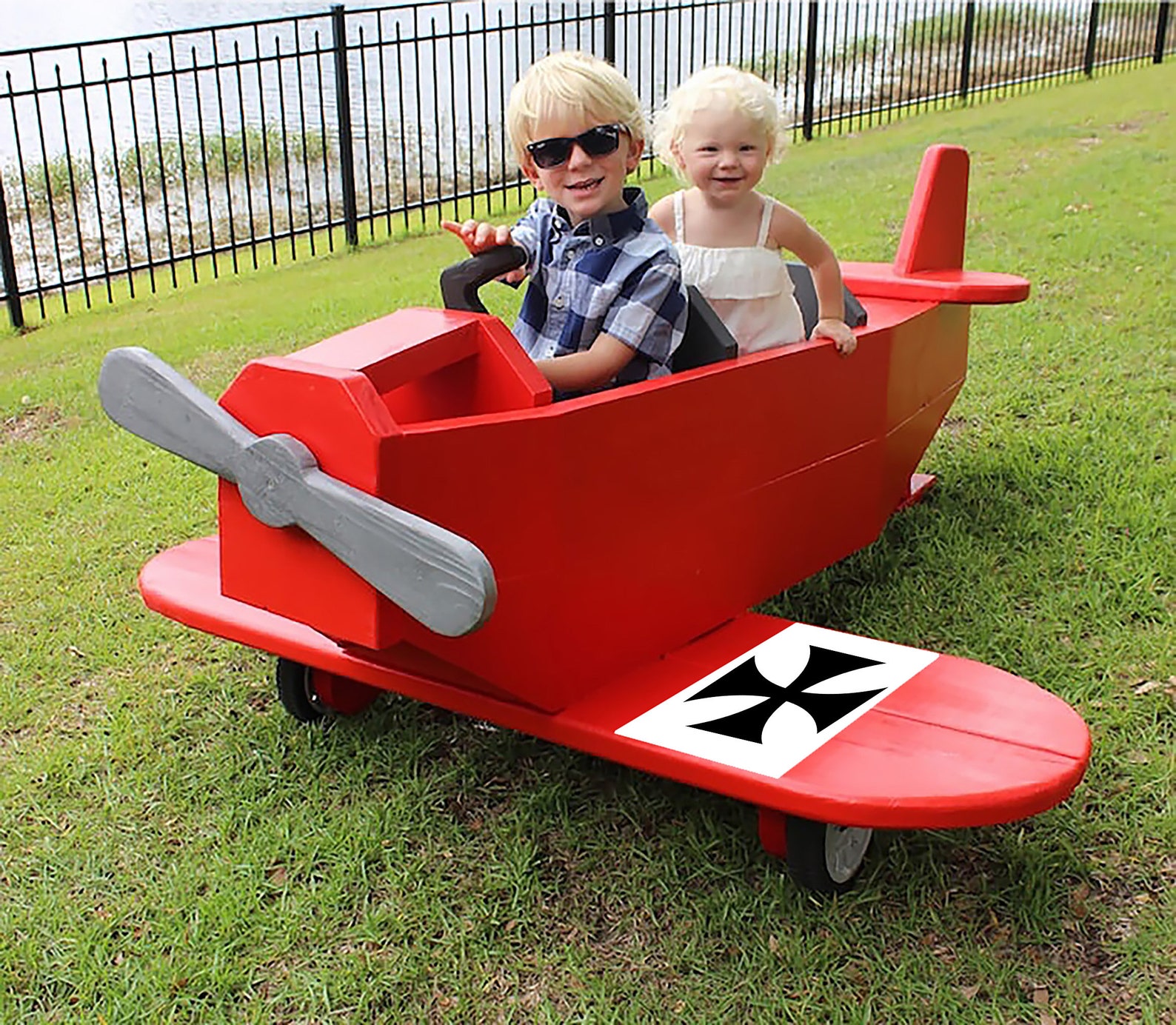 Play Plane Plans, Red Baron for Driveway and Garden - Etsy