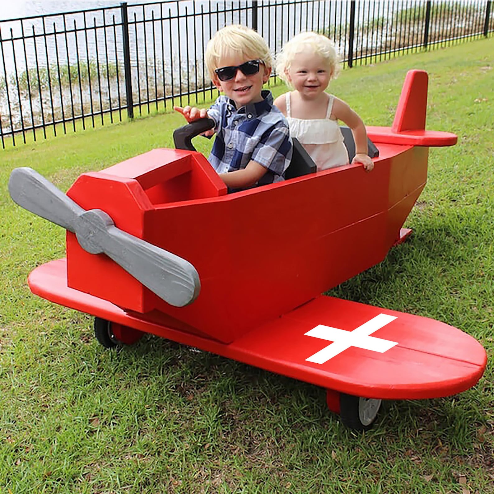 Play Plane Plans, Red Baron for Driveway and Garden - Etsy